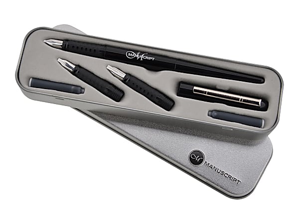 Manuscript Scribe Series Calligraphy Pen Set 3 Nib Set - Office Depot