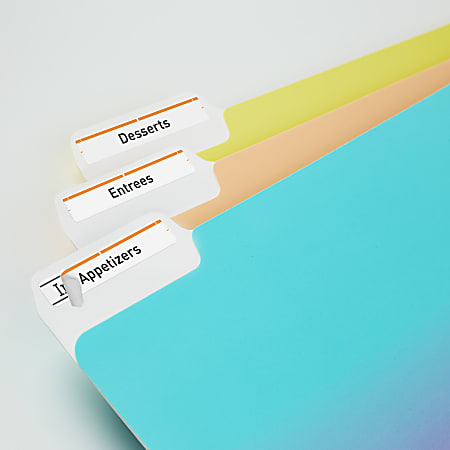 Avery TrueBlock Permanent InkjetLaser File Folder Labels 5166 916 x 3 ...
