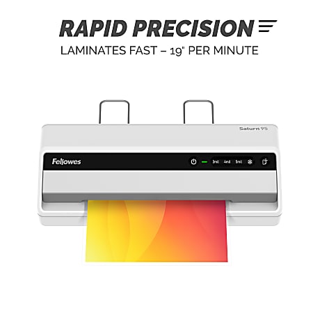 Fellowes Saturn 95 Thermal and Cold Laminator Machine with 10 Sheet ...