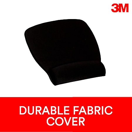 3M Foam Mouse Pad With Antimicrobial Protection Black MMMMW209MB ...
