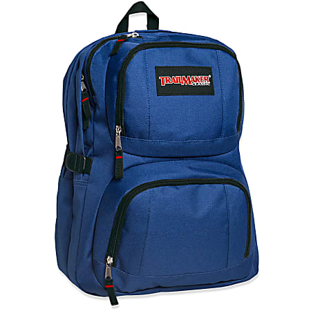Trailmaker Double-Compartment Backpacks, Assorted Colors, Pack Of 24 ...
