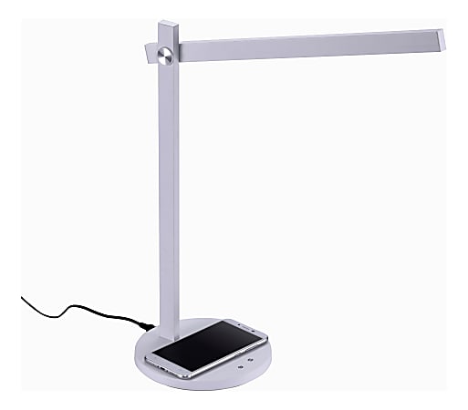 Bostitch Dimmable LED Bar Desk Lamp 16 1516 H White - Office Depot