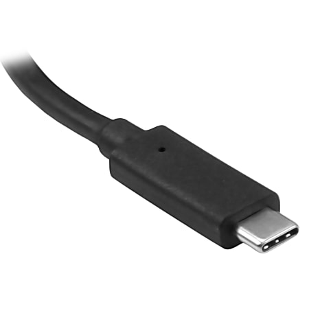 StarTech.com USB C Multiport Adapter Black - Office Depot