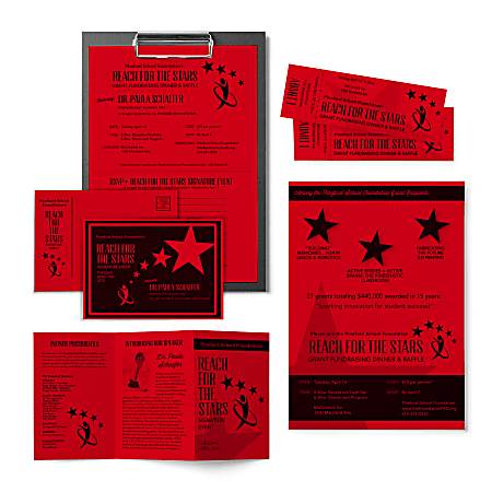 Astrobrights Color Card Stock Re Entry Red Letter 8.5 x 11 65 Lb Pack ...