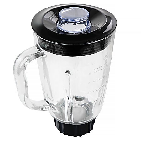 Better Chef 10 Speed 350 Watt Glass Jar Blender 42 Oz Black - Office Depot
