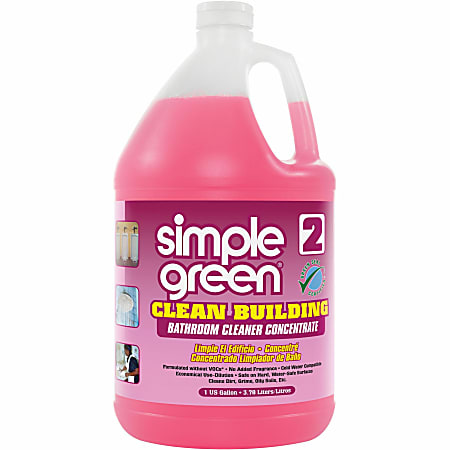 Simple Green Clean Building Bathroom Cleaner Concentrate 128 Oz Bottle ...