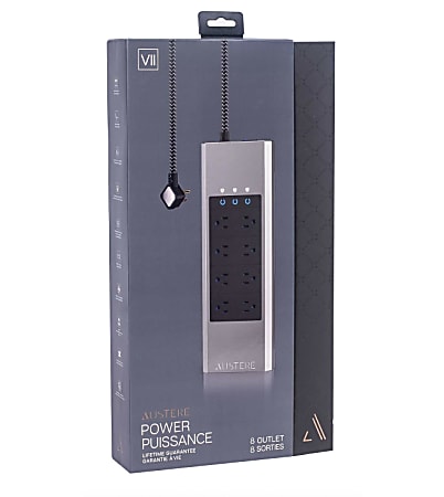 Austere V Series 5S PS8 US1 Power 8 Outlet With Omniport USB Silver ...