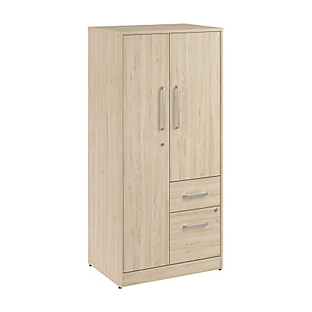 Bush Business Furniture Vista 29 W Wardrobe Cabinet with Drawers ...
