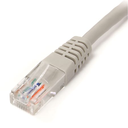 StarTech.com Cat5e Molded UTP Patch Cable 20 Gray - Office Depot