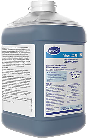 Diversey Virex II 256 Disinfectant Mint Scent 84.5 Oz Pack Of 2 ...