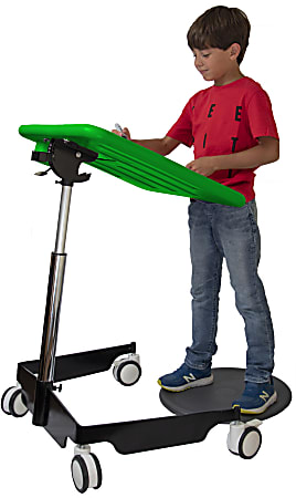 Kore Design Kids 30 W Sit Stand Mobile Student Desk Green - Office Depot