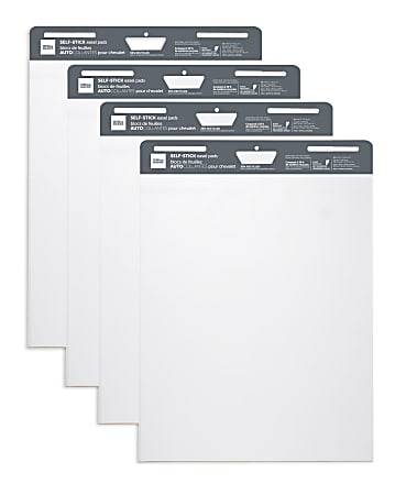 Office Depot Brand Self Stick Easel Pads 25 x 30 30 Sheets 80 Recycled ...