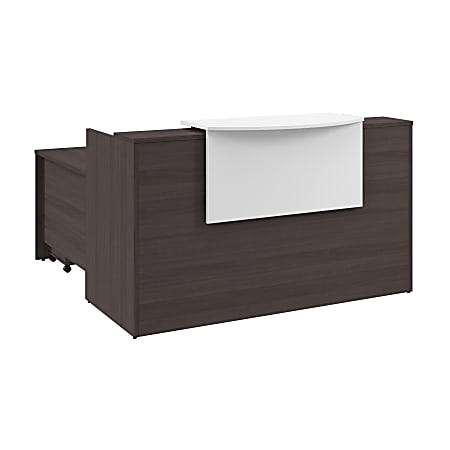 Bush Business Furniture Arrive 72 W L Shaped Reception Desk with ...