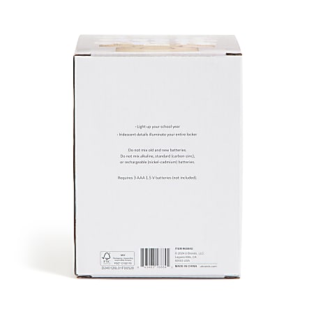 U Brands Magnetic LED Locker Chandelier 6 58 H x 4 34 W x 4 34 D ...