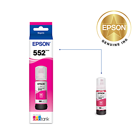 Epson 552 Claria ET Premium Magenta High Yield Ink Bottle T552320 S ...