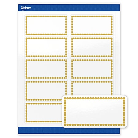 Avery Printable Labels With Sure Feed Technology S00 DJH PRWGP10 ...