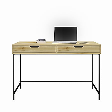 Ameriwood Home Modine 48 W Computer Desk Natural - Office Depot