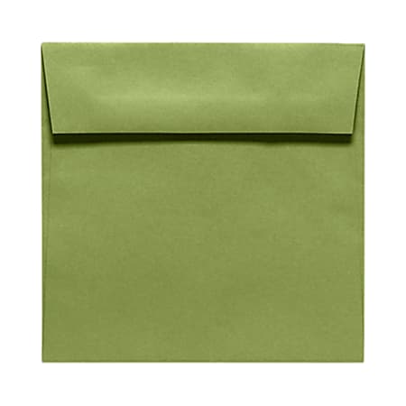 LUX Square Envelopes 6 12 x 6 12 Peel Press Closure Avocado Green Pack ...