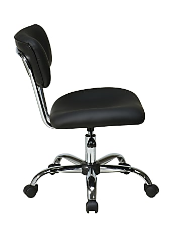 Office Star Avenue Six Vista Task Chair Vinyl BlackSilver - Office Depot