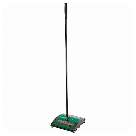 Bissell Commercial Metal Manual Sweeper 10 12 L x 9 12 W x 58 D Black ...