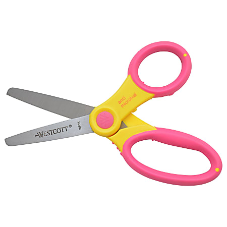 Westcott Soft Handle Kids Scissors 5 Blunt Assorted Colors - Office Depot