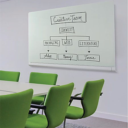 Quartet Horizon Magnetic Glass Unframed Dry Erase Whiteboard With ...