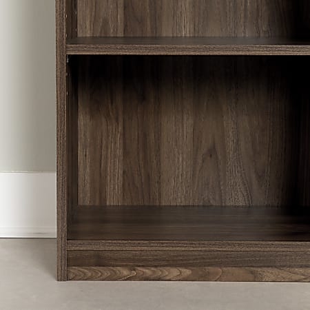 South Shore Axess 69 H 5 Shelf Narrow Bookcase Natural Walnut - Office ...