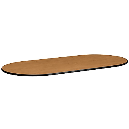 Bevis Basyx Oval Conference Tabletop 48 x 96 Harvest - Office Depot