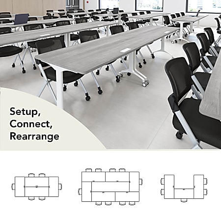 Bush Business Furniture Synergy 72 inch Rectangle Modular Office ...