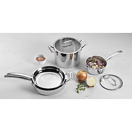 Cuisinart Smartnest 11 Piece Stainless Steel Cookware Set Silver ...
