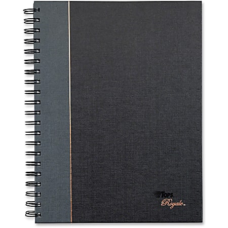 TOPS Royale Wirebound Notebook 8 x 10 12 Legal Ruled 96 Sheets ...