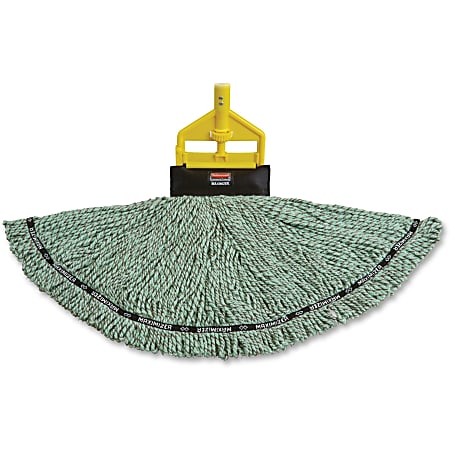 Rubbermaid Maximizer Blend Mop Head Medium Green - Office Depot
