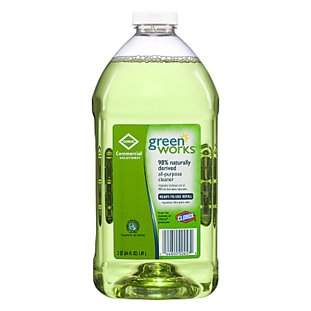 Green Works Natural All Purpose Cleaner Concentrate 64 Oz. - Office Depot