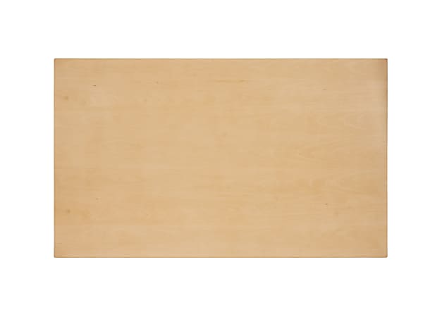 Powell Pederson Dining Table 30 H x 60 W x 36 D Natural - Office Depot