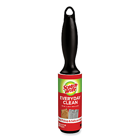 Scotch Brite Everyday Clean Mini Lint Roller 30 SheetsRoll 24Carton ...