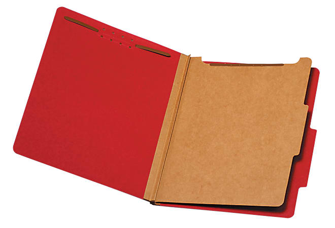 Office Depot Brand Pressboard Classification Folders Letter Size 8 12 x ...