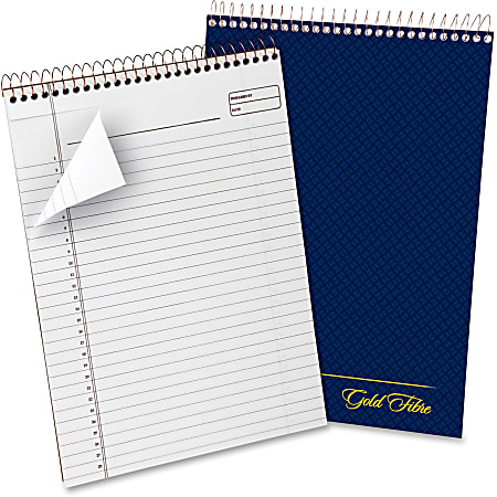 Ampad Gold Fibre Wirebound Legal Pad 70 Sheets Wire Bound 20 lb Basis ...
