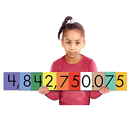 Sensational Math Place Value Cards Set Numbers 1st Grade Set Of 100 ...