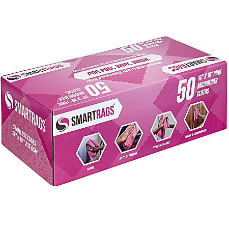 Hospeco SmartRags Disposable Microfiber Towels 35 Gram 215 GSM 16 x 16 ...