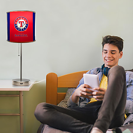 Imperial MLB Table Lamp 19 H Texas Rangers - Office Depot