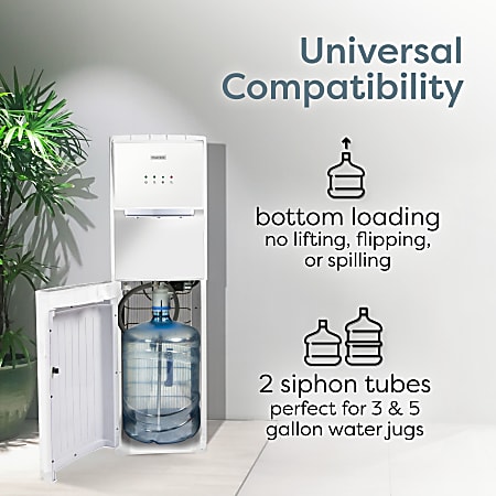 Igloo Hot Cold Room Temperature Bottom Load Water Dispenser 5 Gallon ...