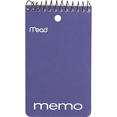 Mead Wirebound Memo Book 60 Sheets 120 Pages Wire Bound College Ruled ...