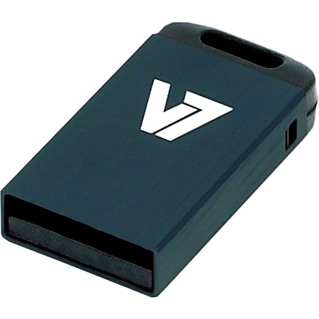 V7 4GB Black Nano USB Flash Drive - Office Depot