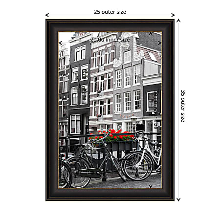Amanti Art Picture Frame 35 x 25 Matted For 20 x 30 Trio Oil Rubbed ...