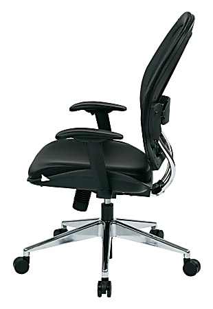 Office Star Space Seating Ergonomic Mesh High Back Chair BlackSilver ...
