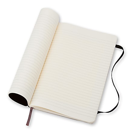 Moleskine Classic Soft Cover Notebook 3 12 x 5 12 Ruled 192 Pages Black ...