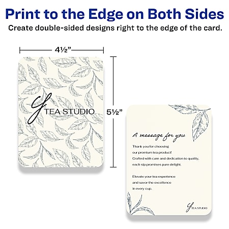 Avery Printable Postcards With Sure Feed Technology 95276 MIC10 ...