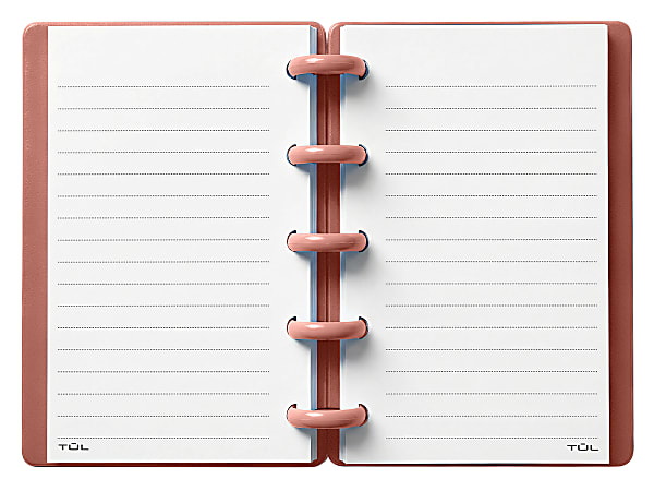 TUL Mini Discbound Notebook With Soft Touch Cover Narrow Ruled 60 ...
