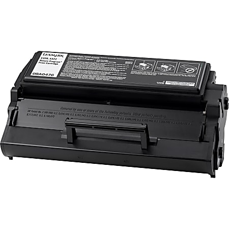 Lexmark 08A0476 Return Program Black Toner Cartridge - Office Depot