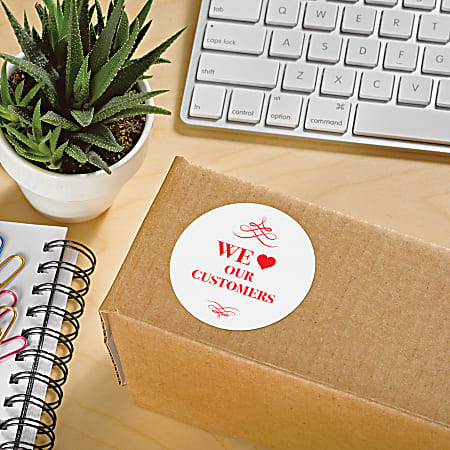 Avery High Visibility Labels With Sure Feed For Laser Printers 5294 ...